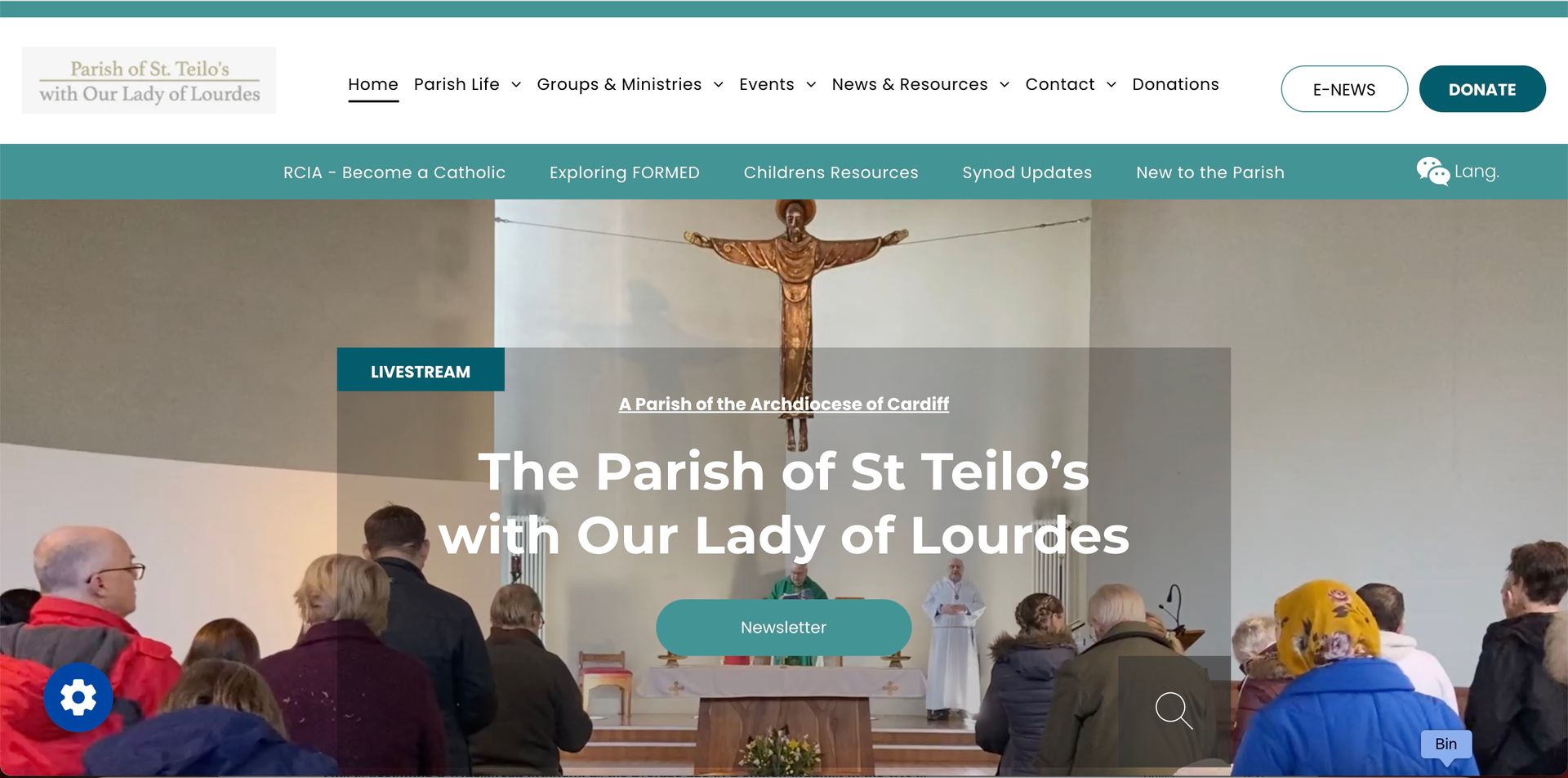 New Parish Website
