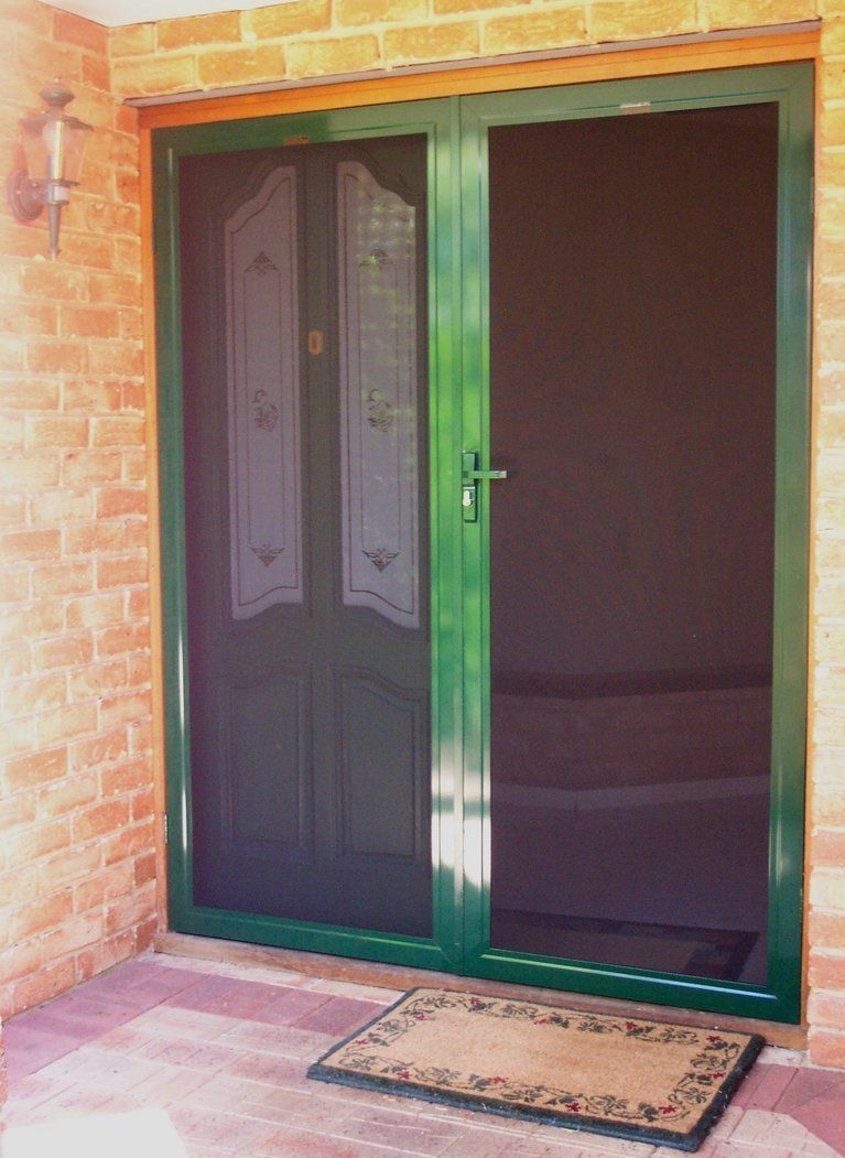 Hinged PROMESH316 Marine Grade 316 Stainless Steel Mesh Security Door