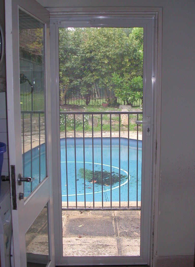 Hinged PROMESH316 Marine Grade 316 Stainless Steel Mesh Security Door