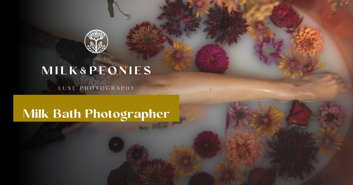 Milk Bath Photography Portfolio | Milk & Peonies in Medford, Oregon