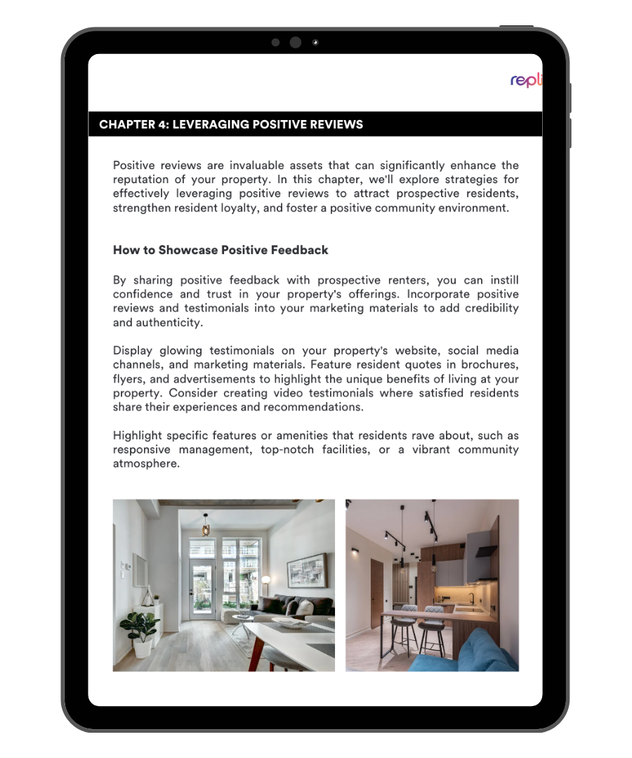 Resident Review Responses for Multifamily Marketing
