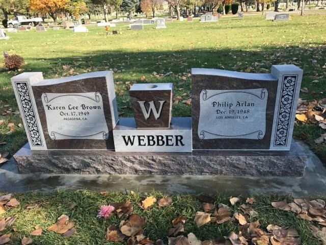Headstone Photo Gallery | Walker Monument | Utah