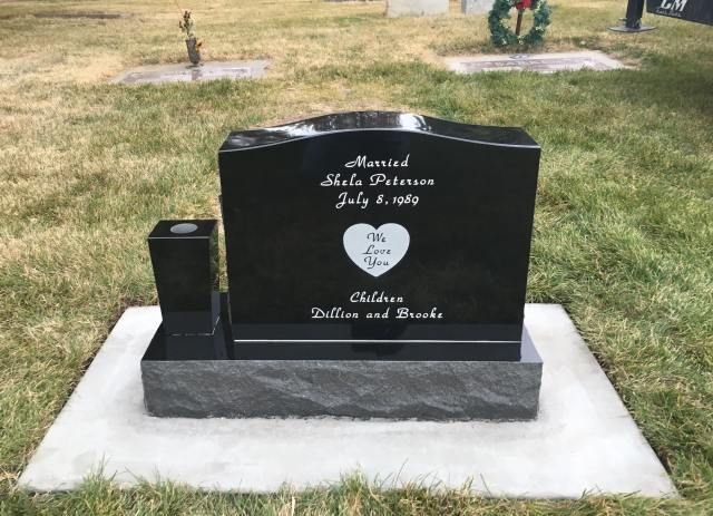 Headstone Photo Gallery | Walker Monument | Utah