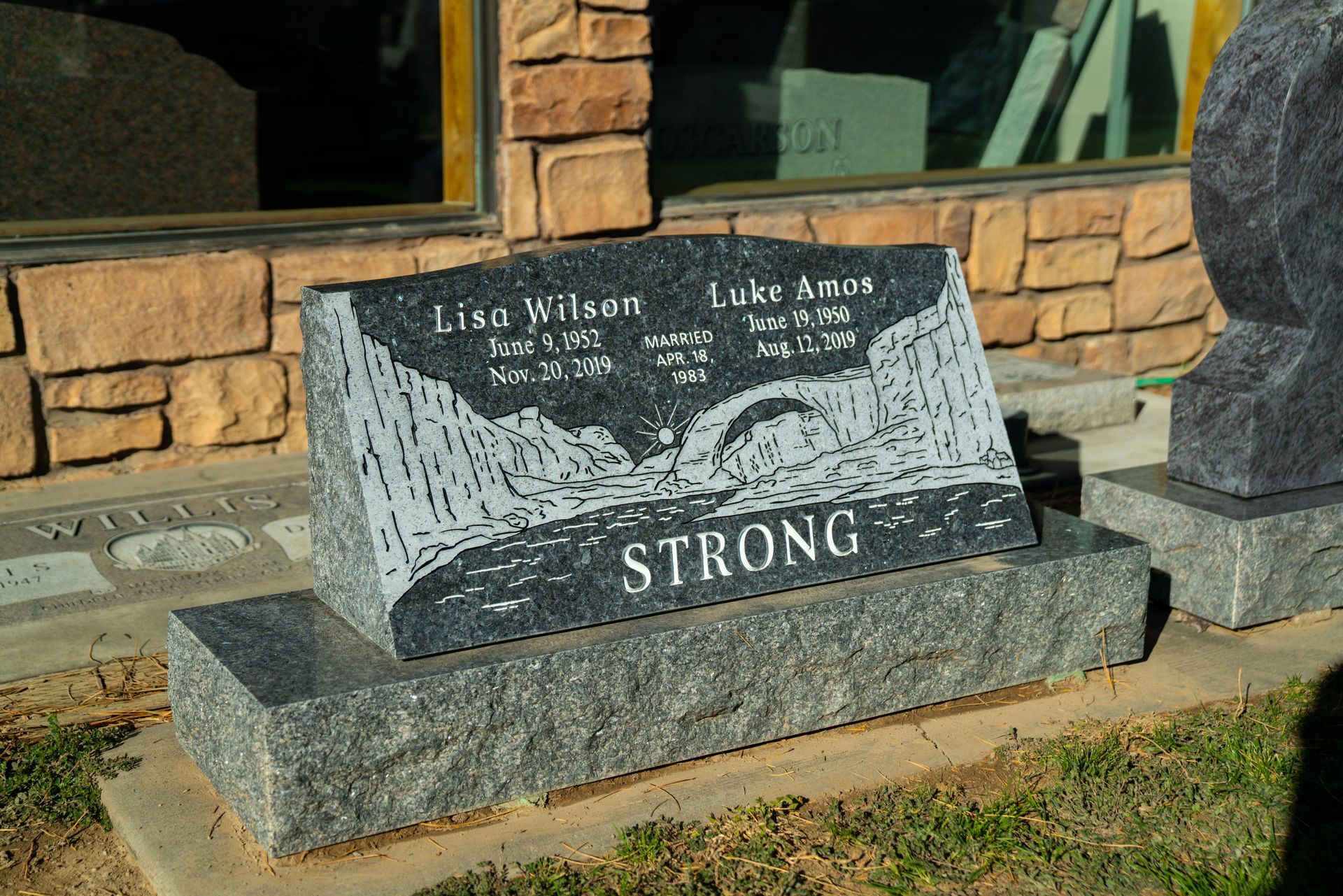 Headstone Photo Gallery | Walker Monument | Utah