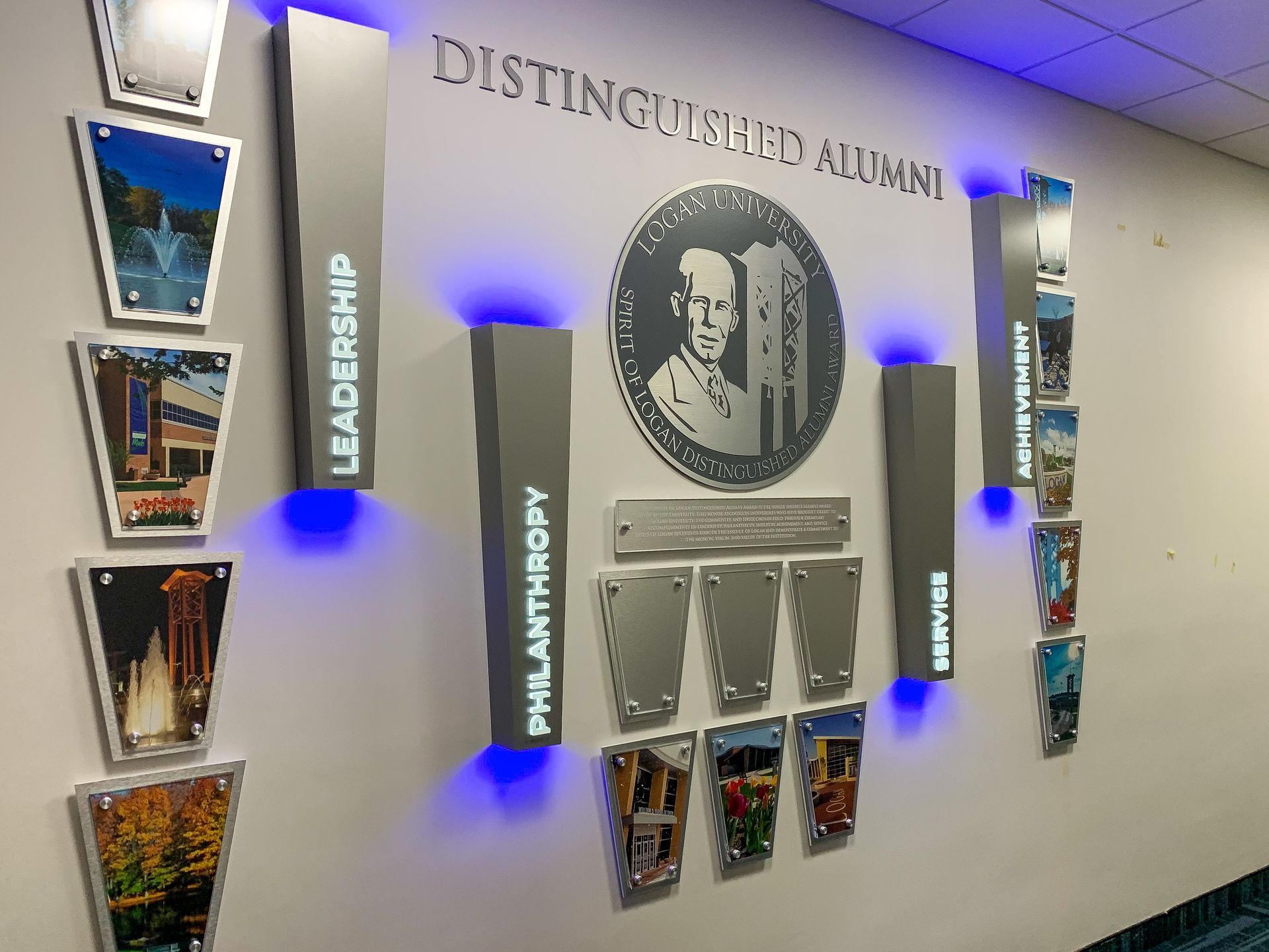 Donor Recognition Wall Displays – St. Louis, MO – The Designery