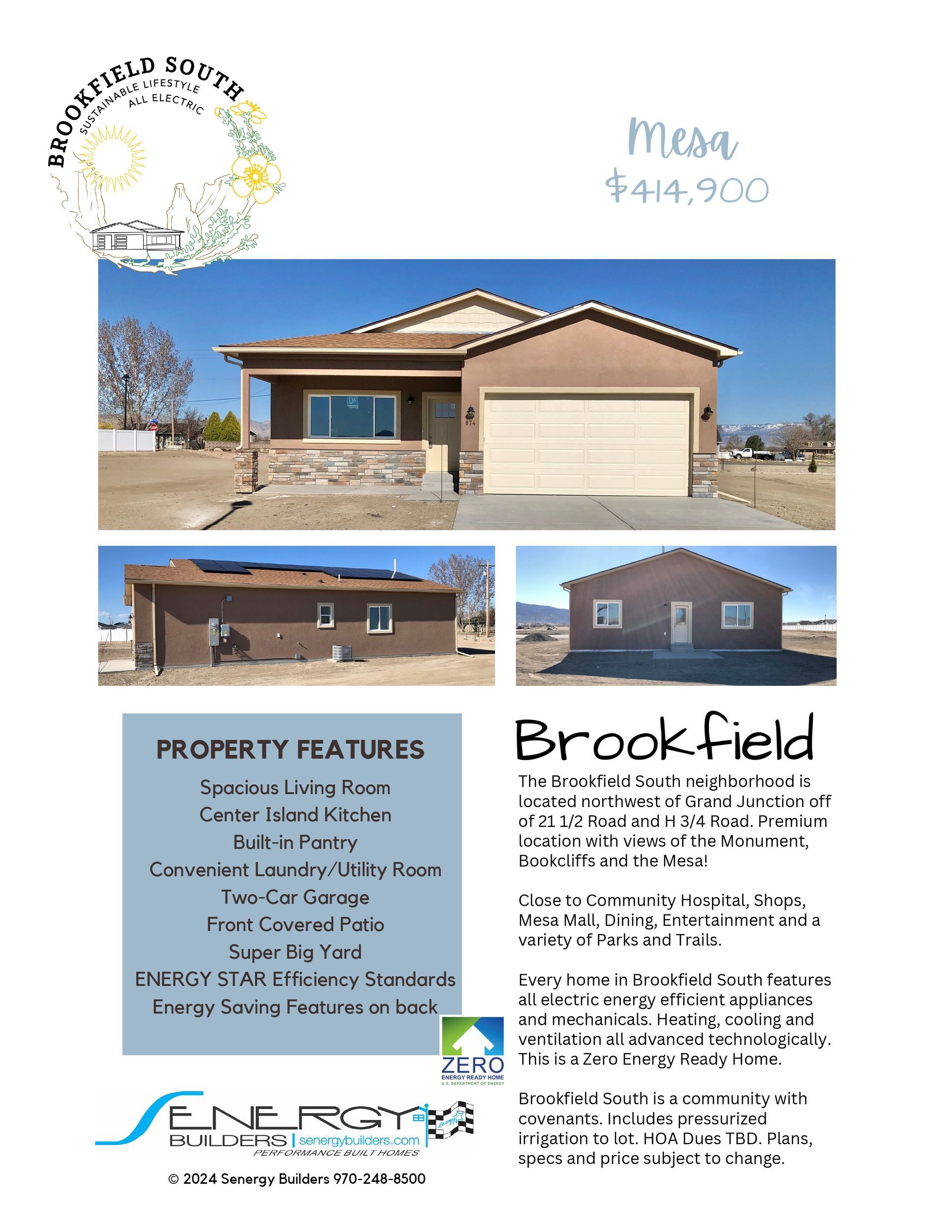 Brookfield South Models - Senergy Builders