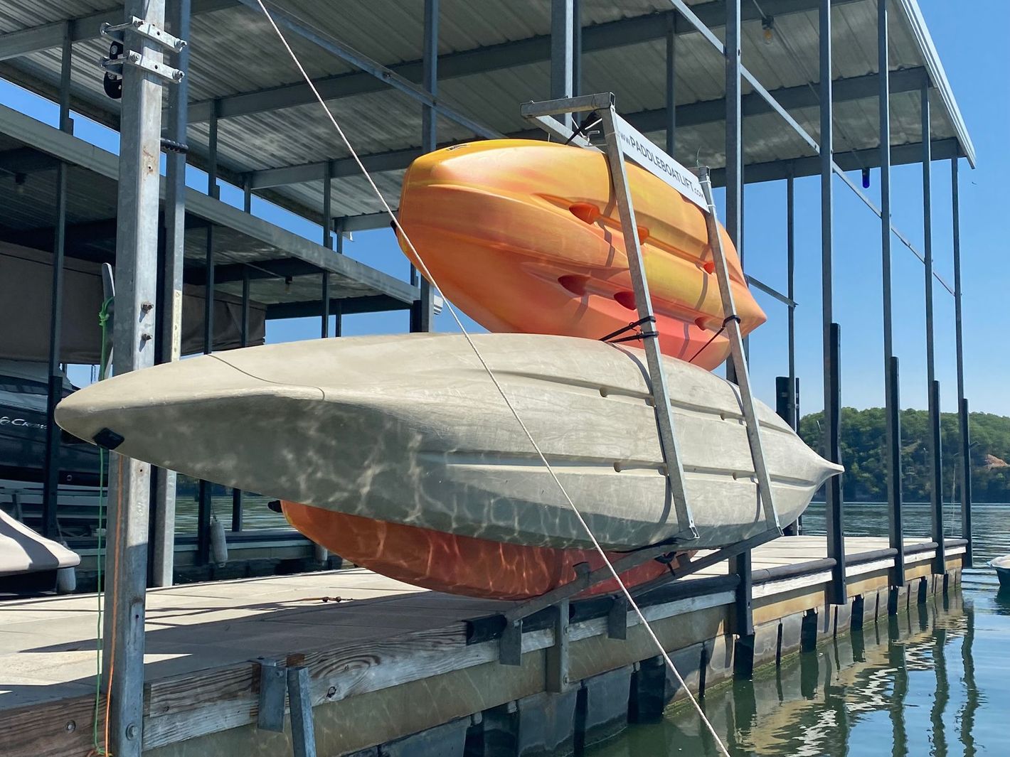 Reclaim Your Dock With A Pedal Boat and Kayak Lift - Affordable Boat Lift