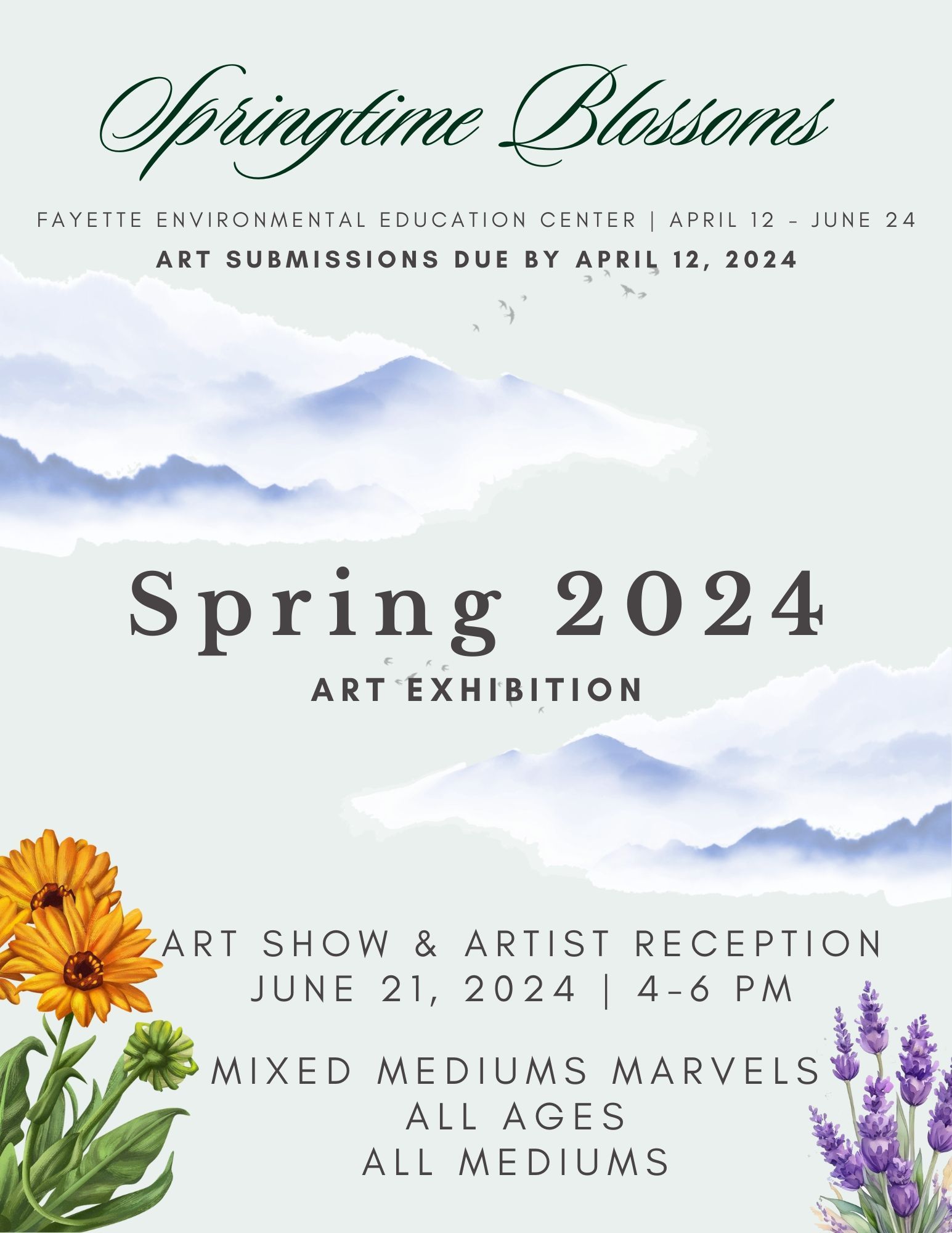 Springtime Blossoms Art Exhibition