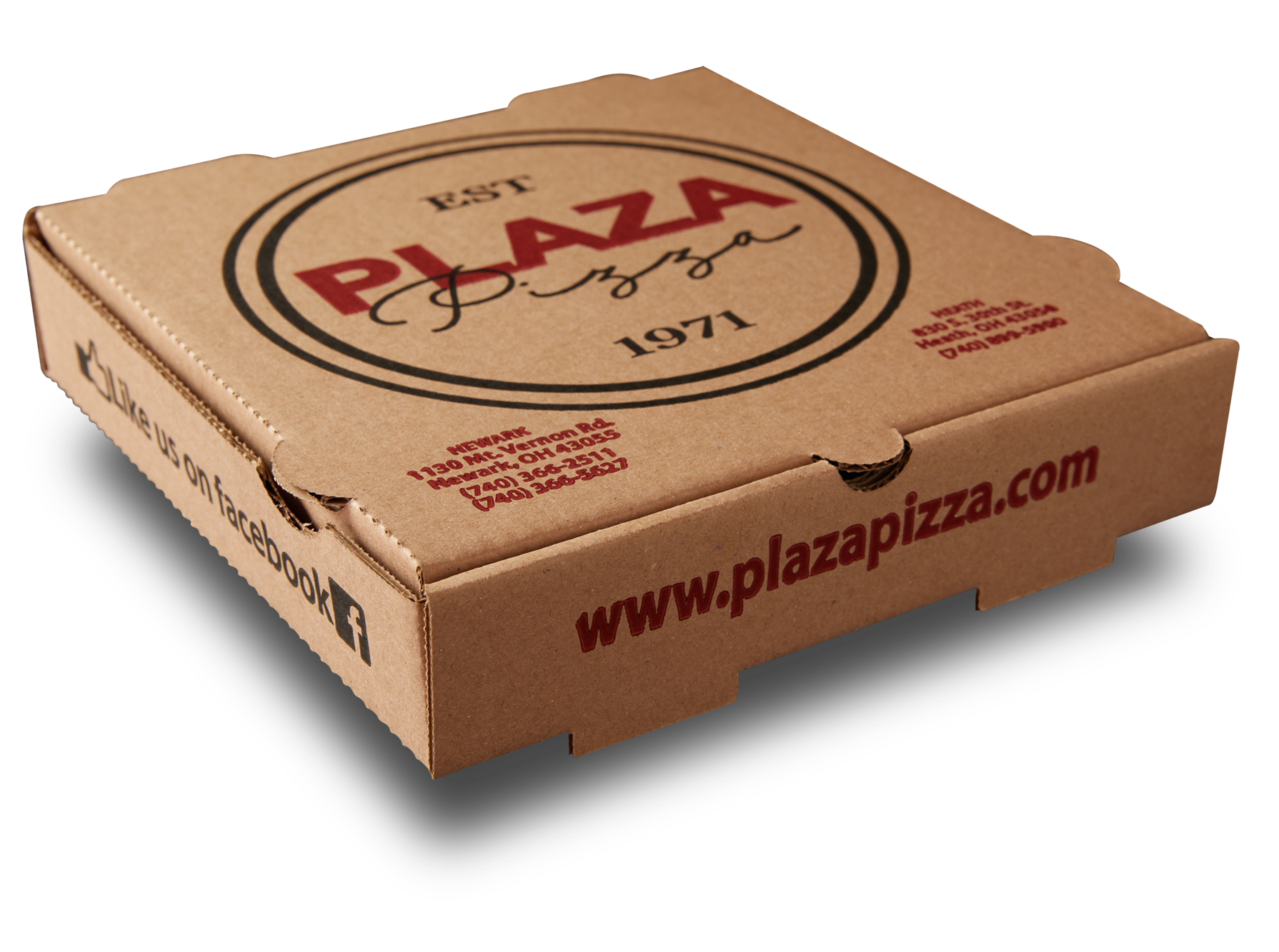 Plaza Pizza® Menu - Plaza Pizza®