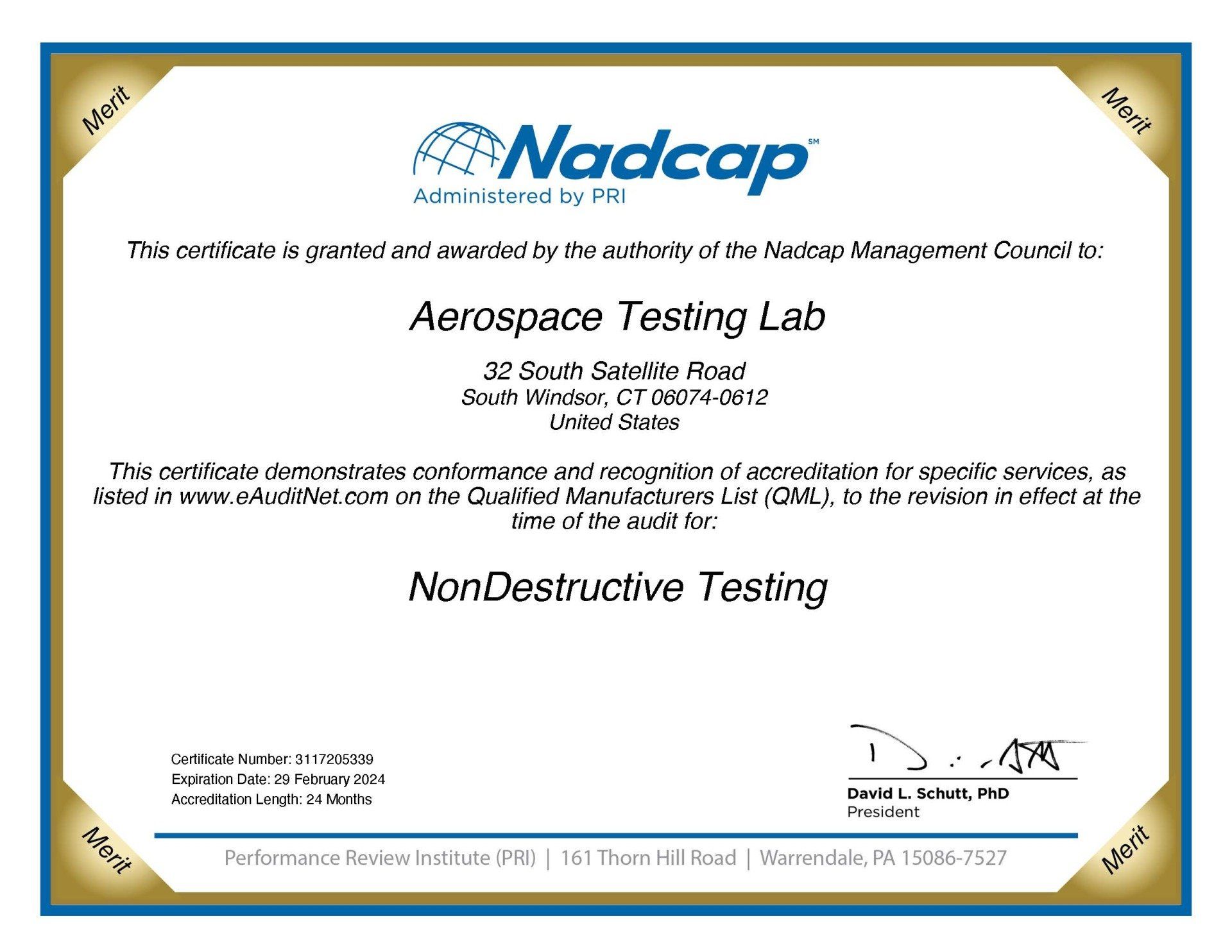 Aerospace Testing Lab