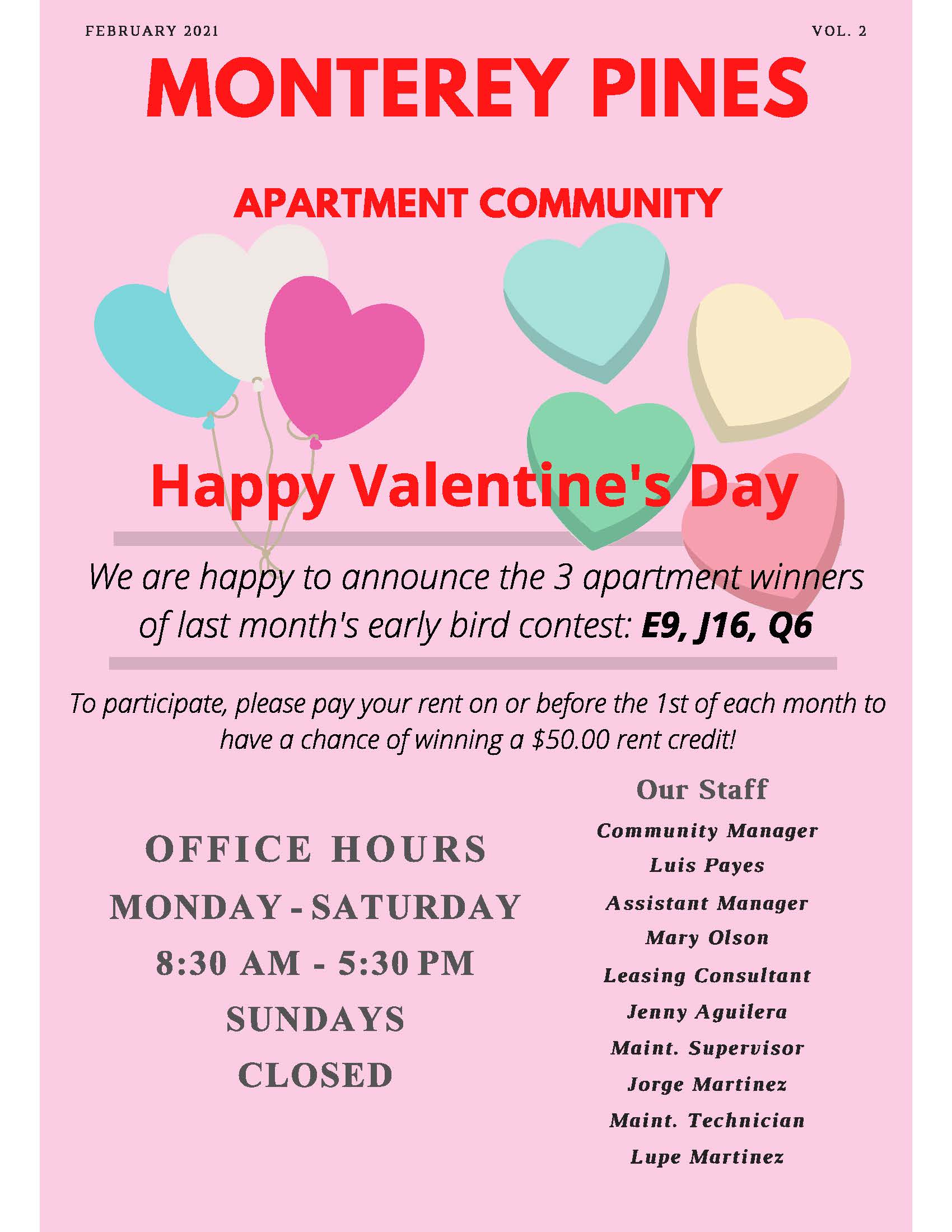 Resident Newsletter - February
