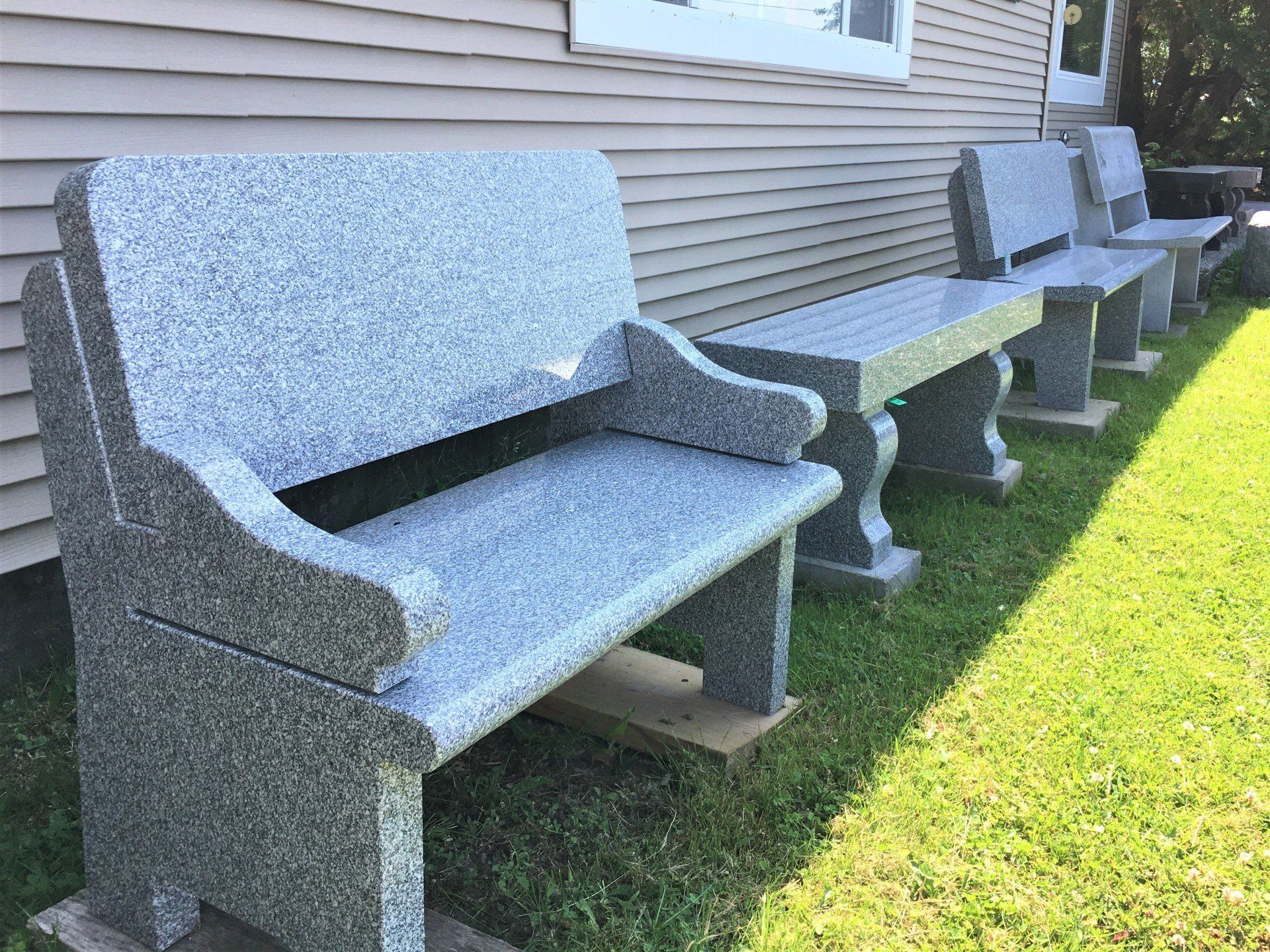 Granite Benches Info | Champlain Monuments | Vermont