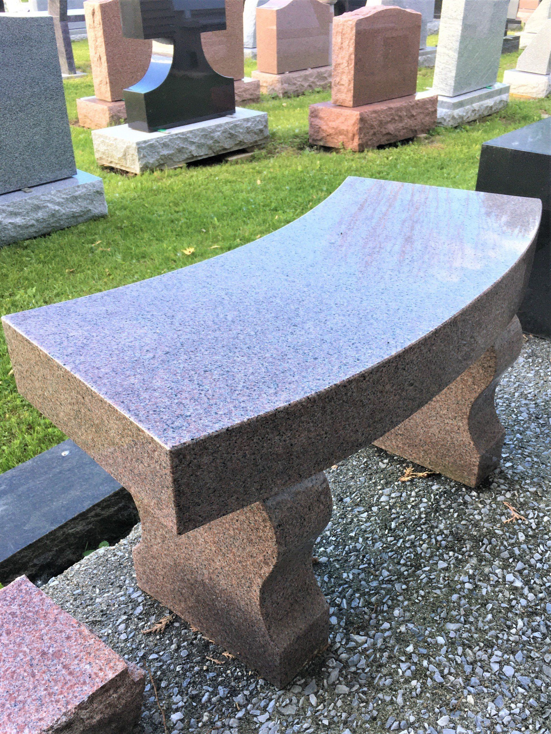 Granite Benches Info | Champlain Monuments | Vermont