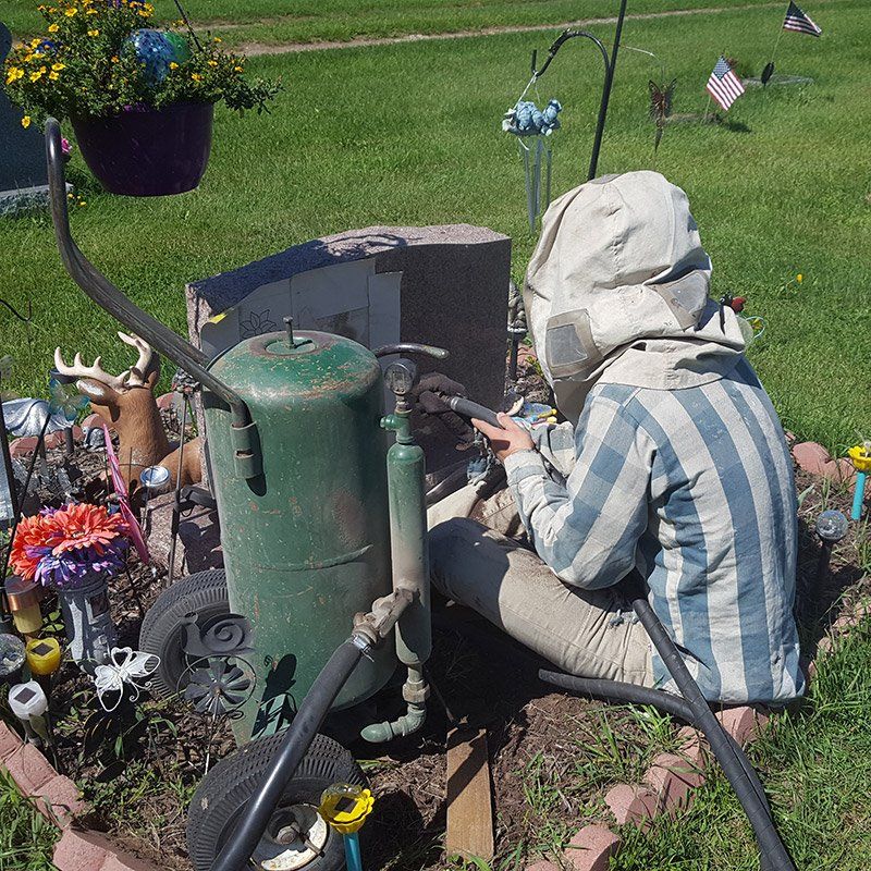 Cemetery Cleaning & Lettering | Champlain Monuments