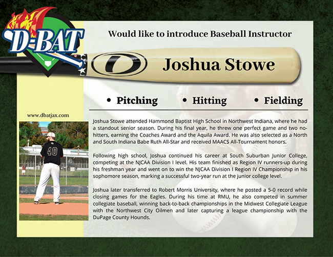 Baseball & Softball Lessons | D-BAT Jacksonville | Jacksonville, FL