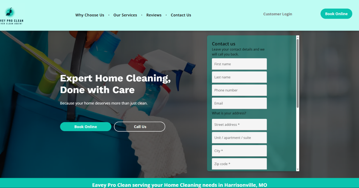 Home Cleaning Services | Harrisonville, MO | Eavey Pro Clean