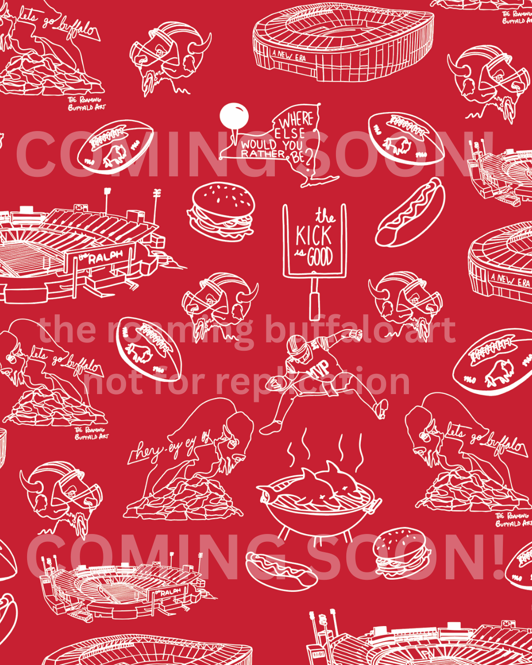 Local Wallpaper | The Roaming Buffalo Art LLC | Buffalo