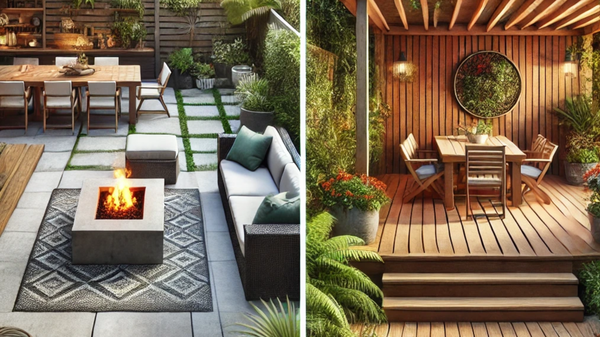 Wood-Look Concrete Patios: Style and Durability
