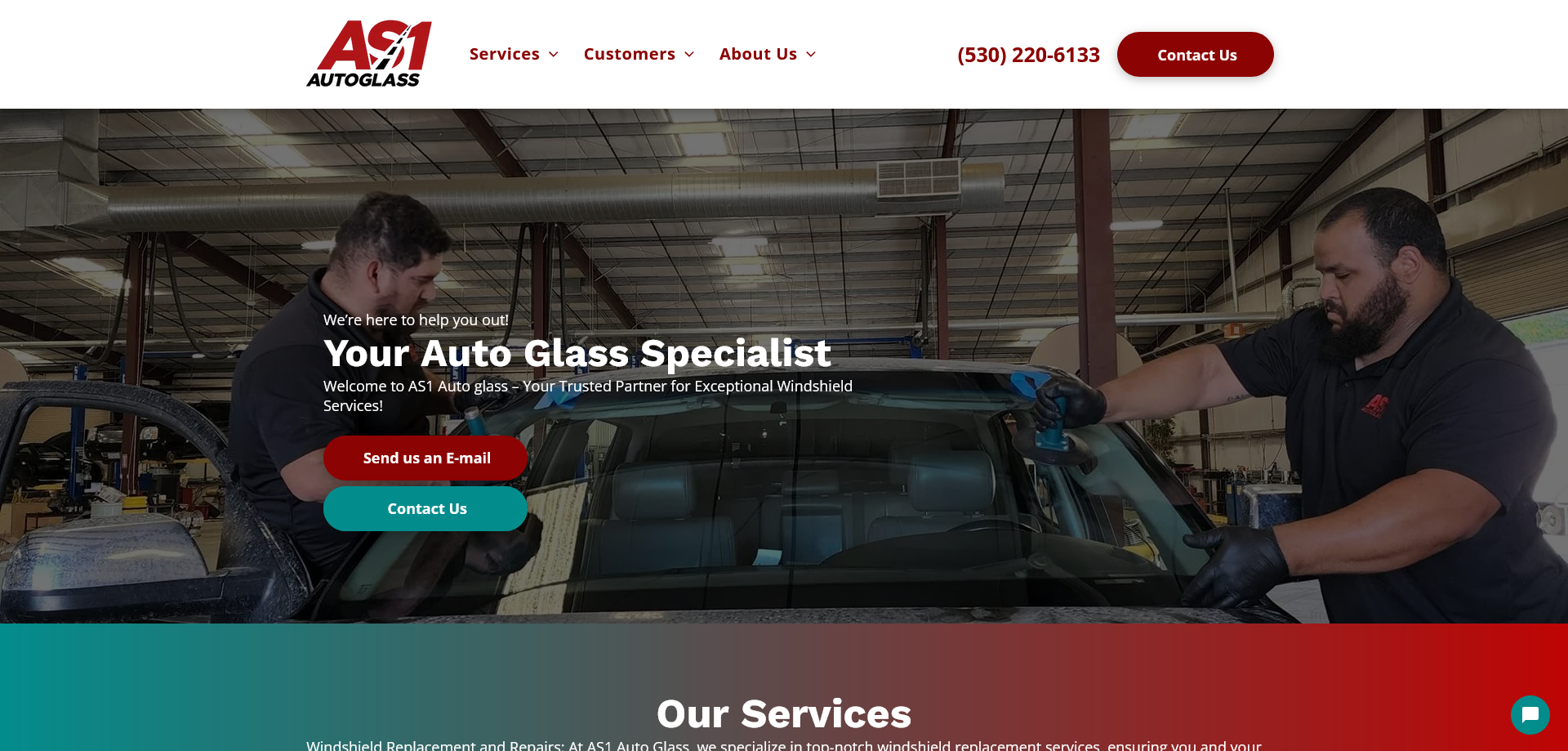 Home | Auto Glass Services | AS1 Autoglass