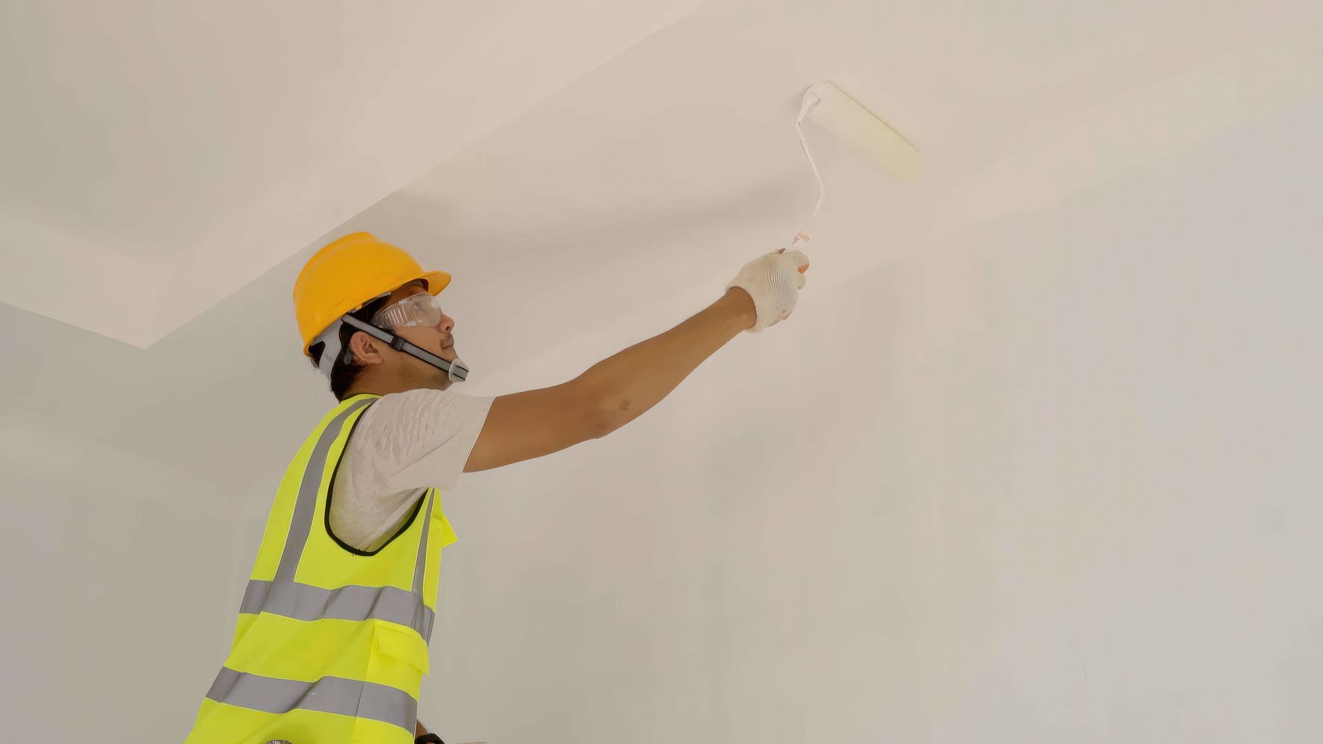 How Painters Achieve a Smooth and Even Ceiling Paint Job