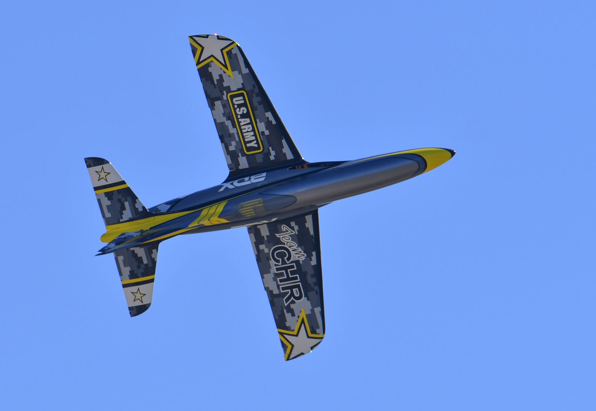 Radio control turbine jet event