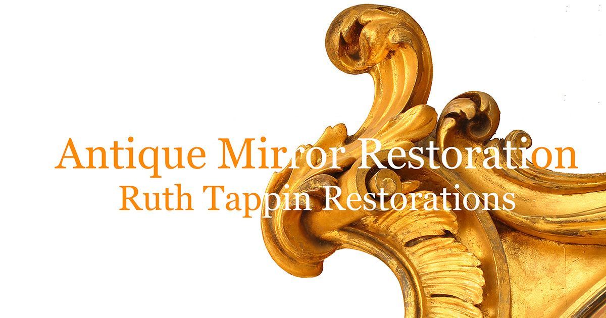 Ruth Tappin, restorer of gilded antiques.