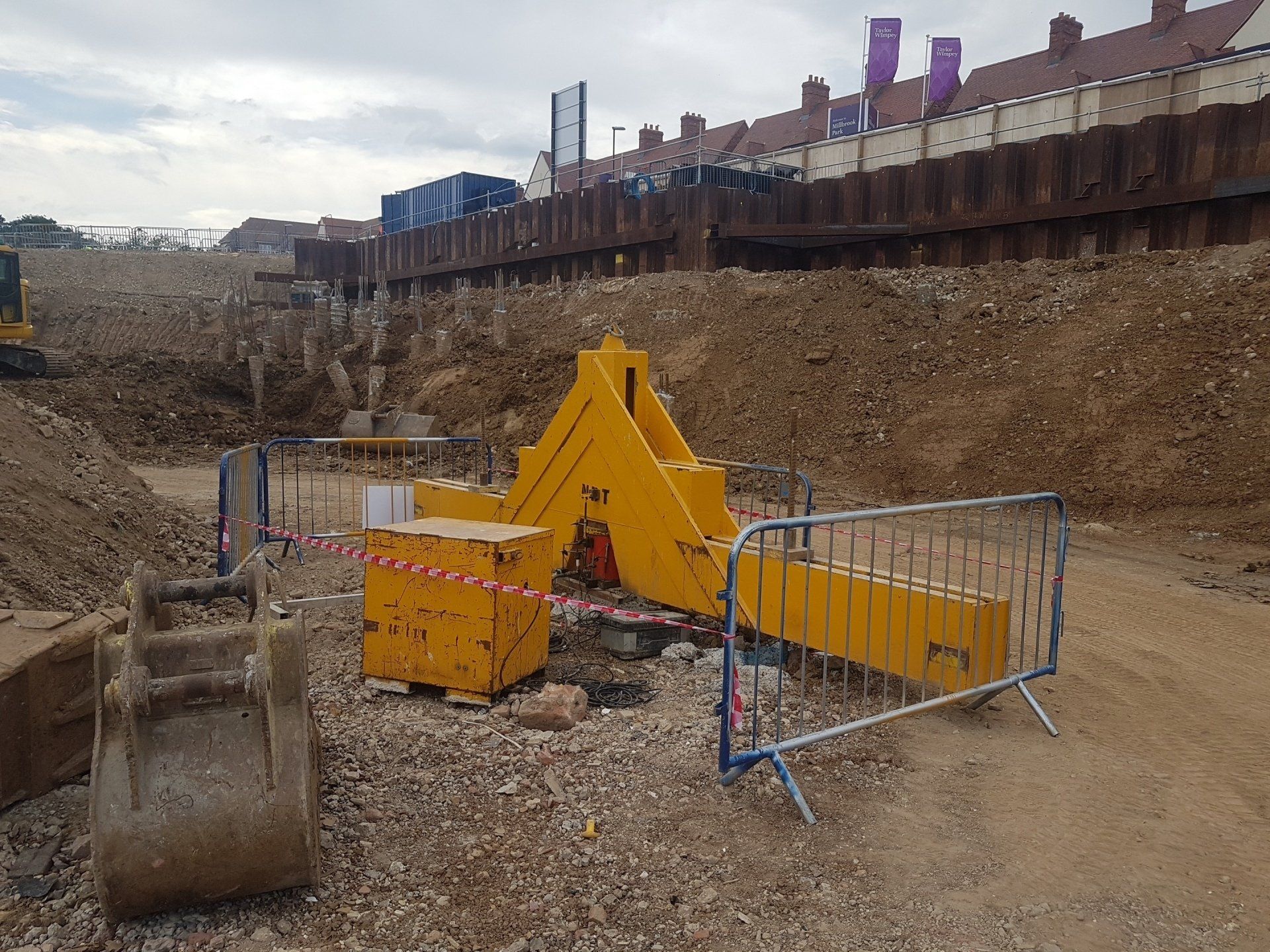 Static pile load testing throughout the UK with NDT Services Ltd in ...