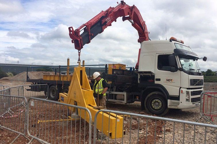 Static pile load testing throughout the UK with NDT Services Ltd in ...