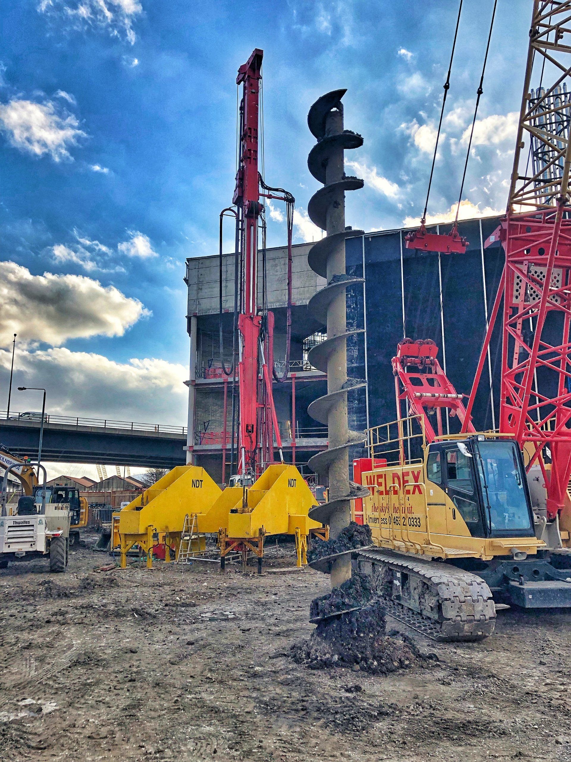Static pile load testing throughout the UK with NDT Services Ltd in ...