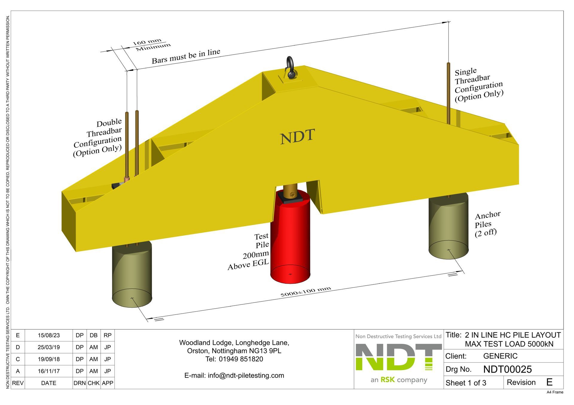 Drawings and schematic layouts of static pile testing by the experts in ...