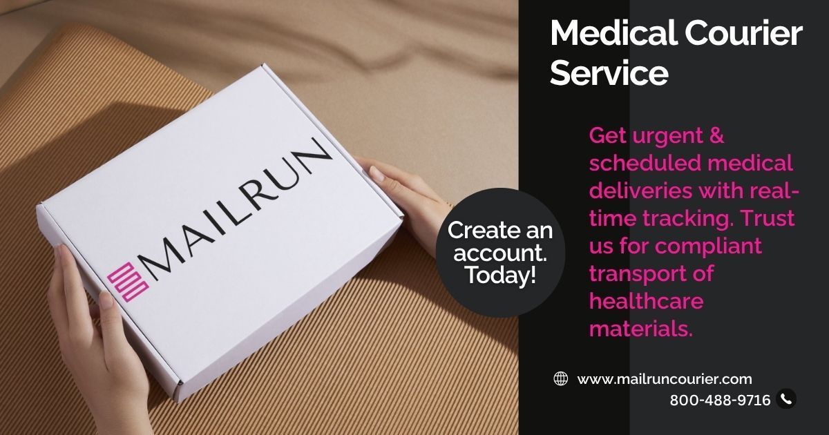 Medical & Lab Courier Services | Mailrun Courier
