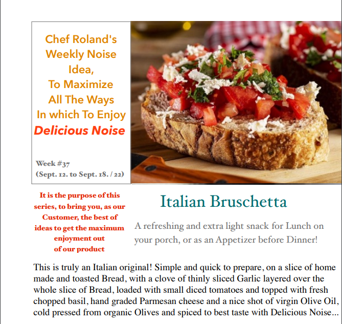 Italian Bruschetta