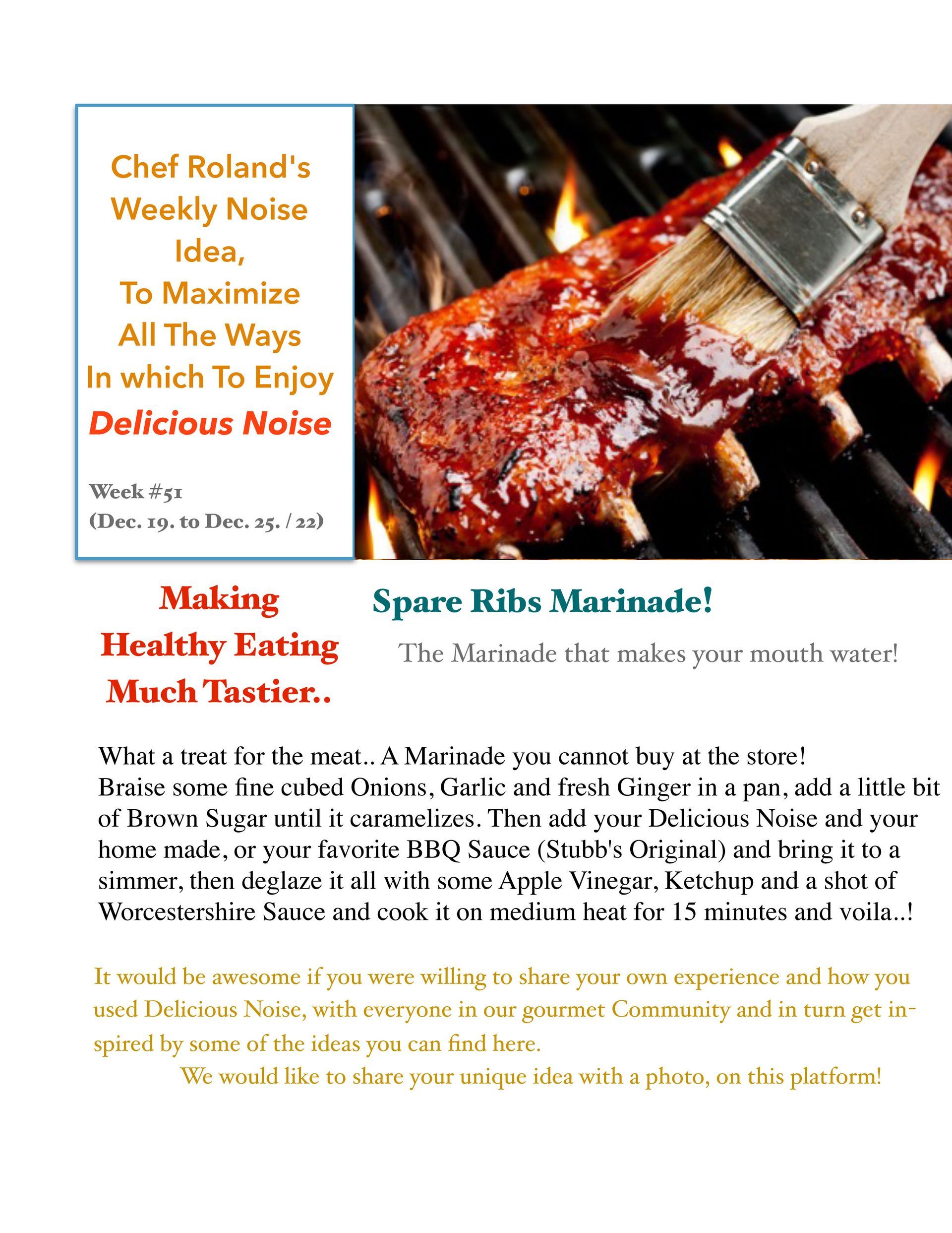 Spare Ribs Marinade!