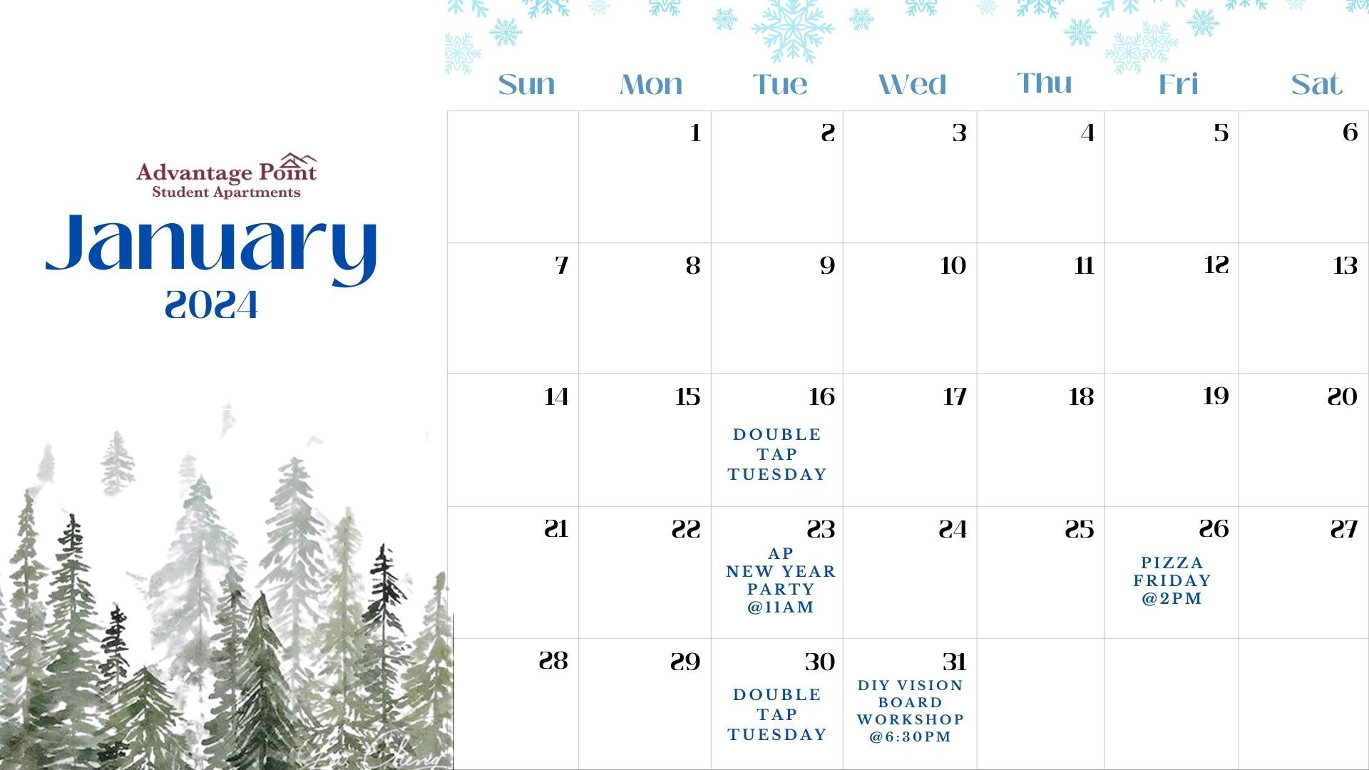 Advantage Point Student Apartments | EVENTS