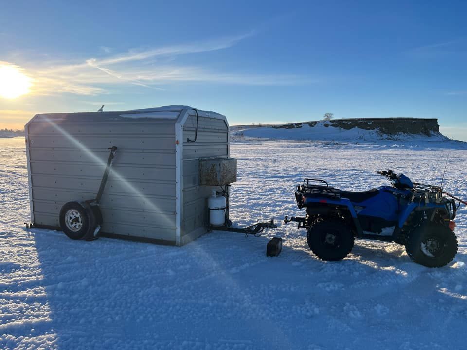 Custom Ice Fishing House - Choose Accessories for Zack Shack