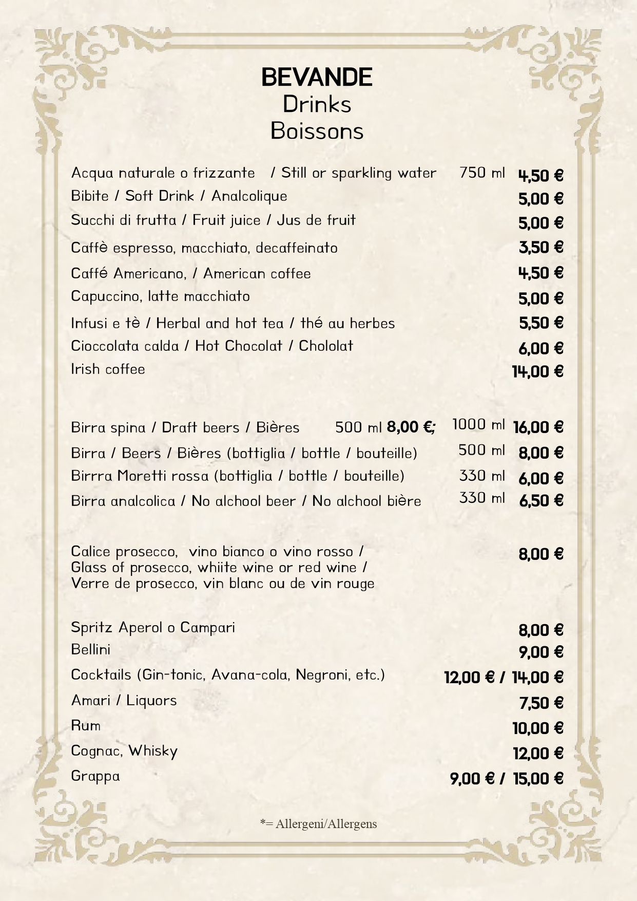 CUORE VENEZIANO ristorante specialità pesce a pochi passi da rialto