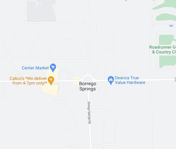 The Original City Plan for Borrego Springs: Christmas Circle