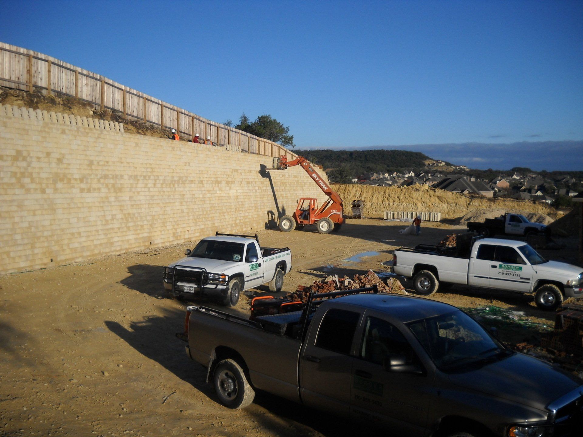 Retaining Wall | Border Construction | San Antonio, TX