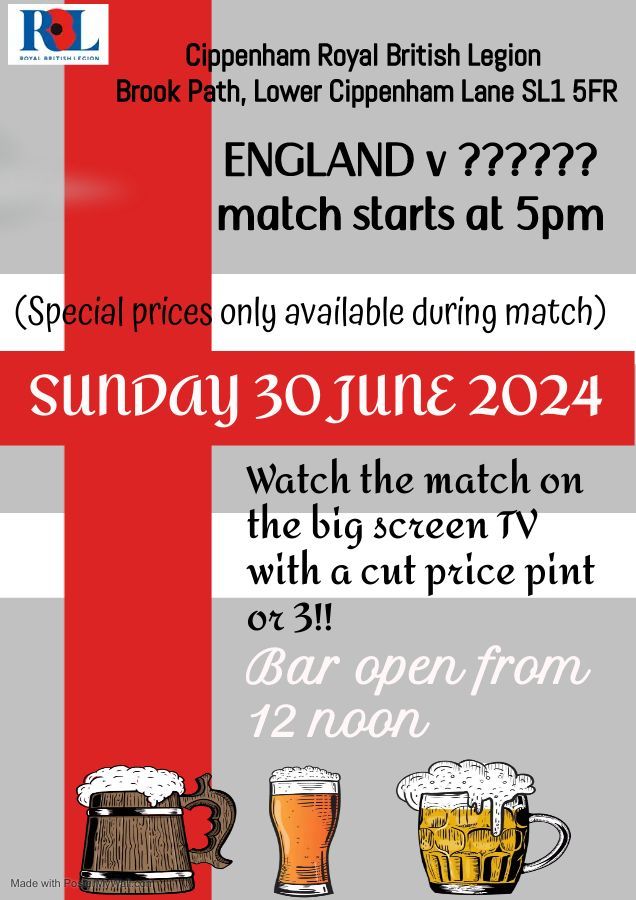 Cippenham Royal British Legion What's on