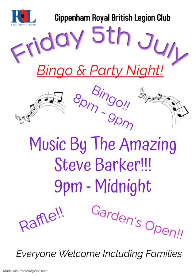 Cippenham Royal British Legion What's on