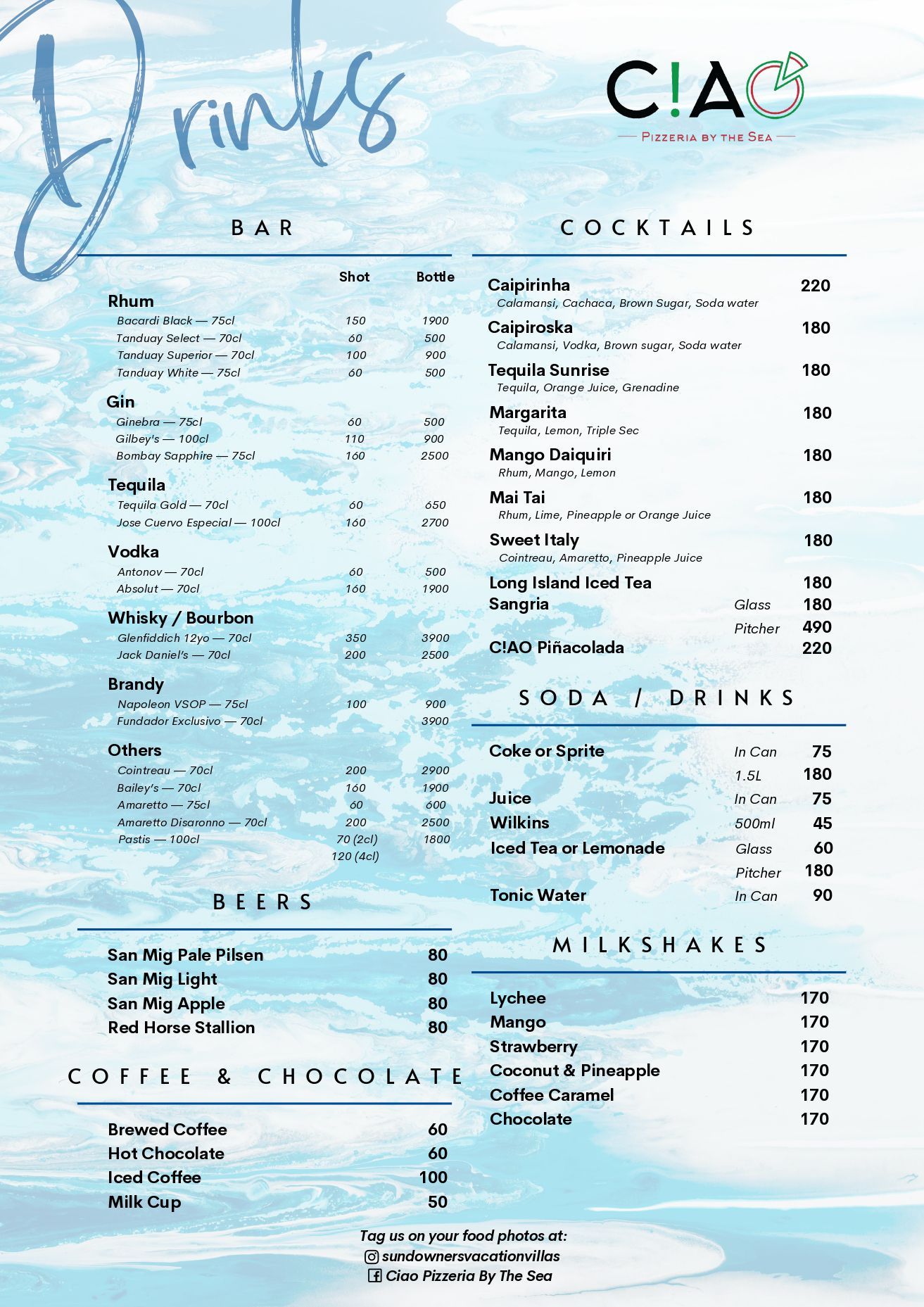 C!AO Bar & Restaurant | Sundowners Vacation Villas Bolinao Pangasinan