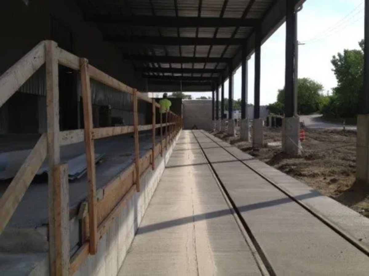 Concrete Encased Tracks | Cincinnati, OH | Newberry Const Co