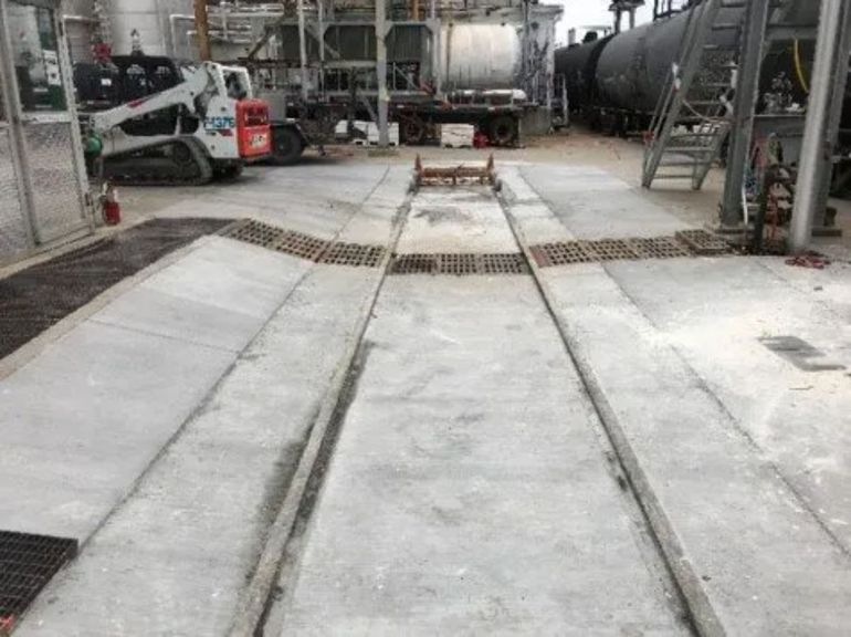 Concrete Encased Tracks | Cincinnati, OH | Newberry Const Co