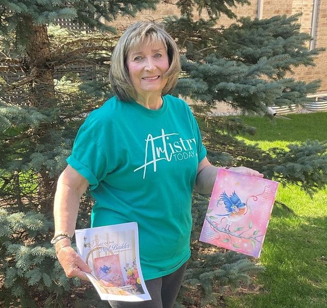 Janelle Johnson Colored Pencil Colorful Christmas Comfort: An Adult