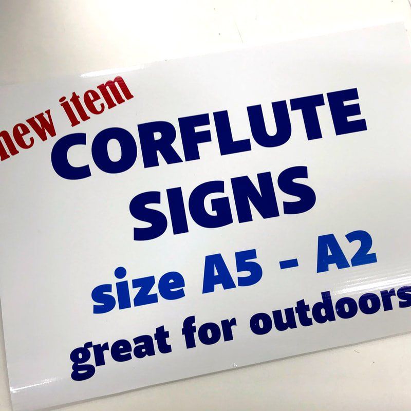 Corflute Signs - CGQuickprint - Specialist Copy Centre - Rosebud Victoria
