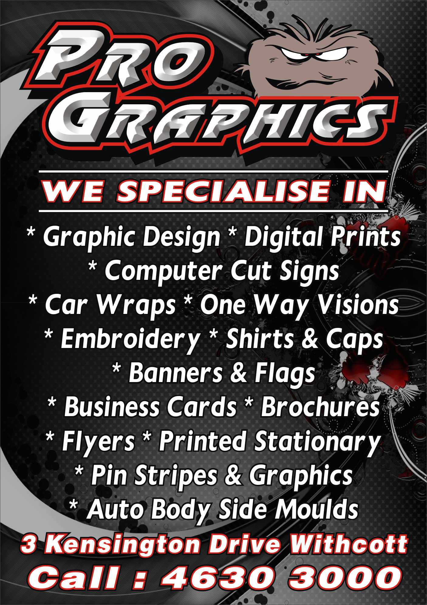 Pro Graphics | Graphic Design | Withcott, QLD