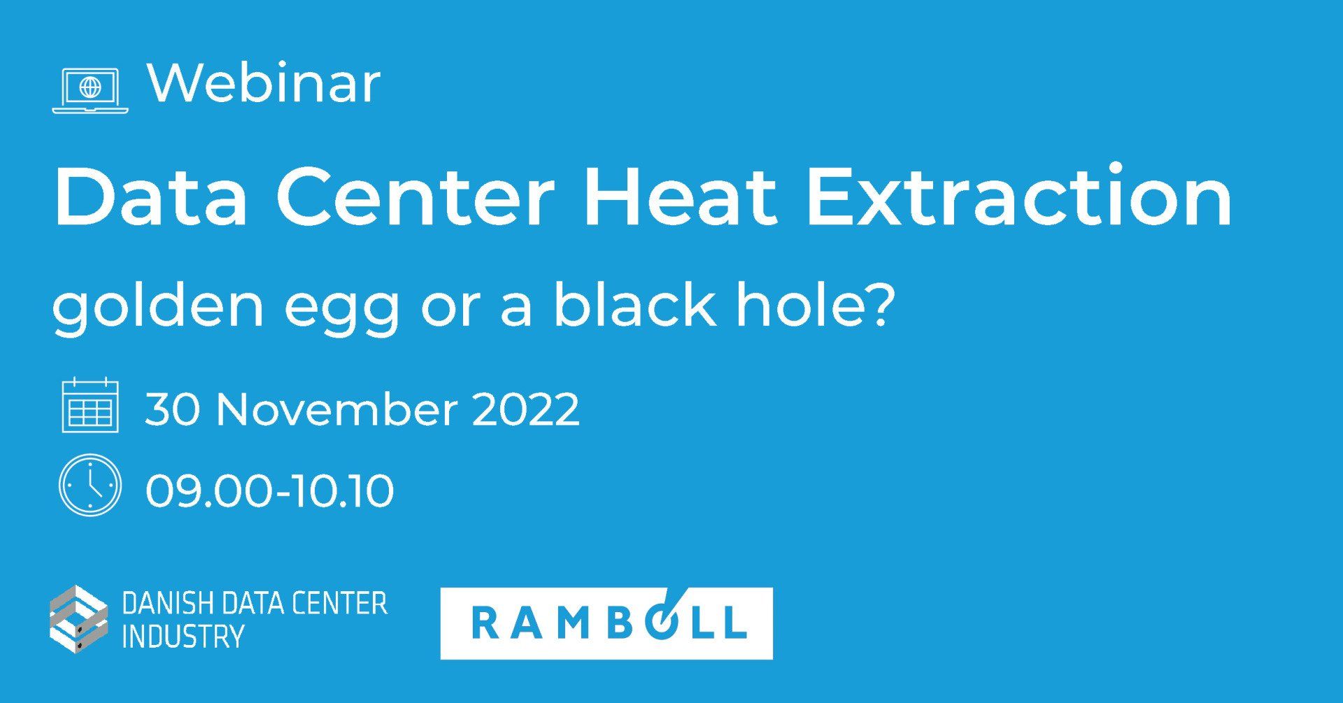 Webinar: Data center heat extraction – golden egg or black hole?