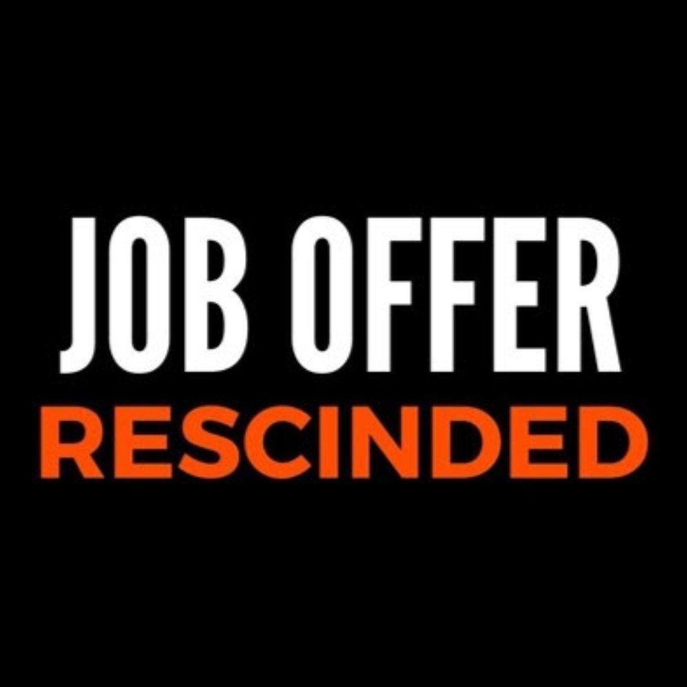 How To Rescind A Job Offer