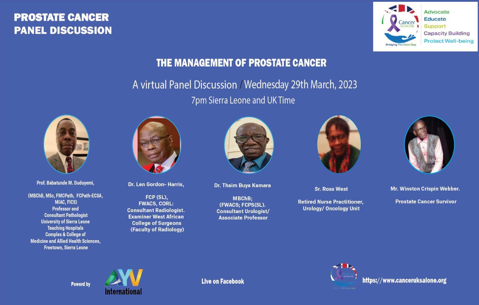 Management of Prostate Cancer