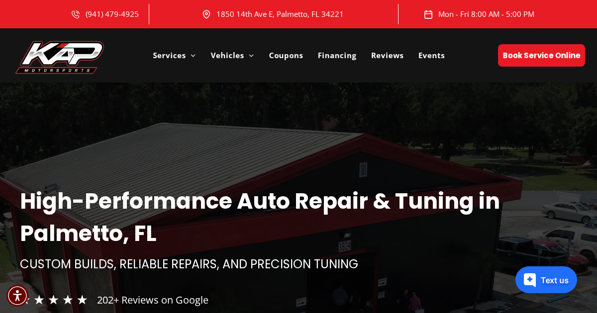 Diagnostics in Palmetto, FL | KAP Motorsports